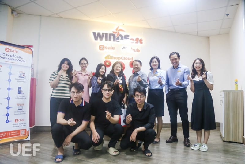 Nhiều lời khuyên giá trị được thầy, cô UEF gửi đến thực tập sinh tại Công ty CP Công nghệ WindSoft